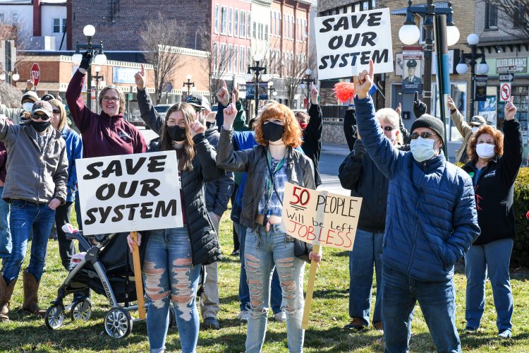 LHU students, staff rally against school integration | News, Sports ...